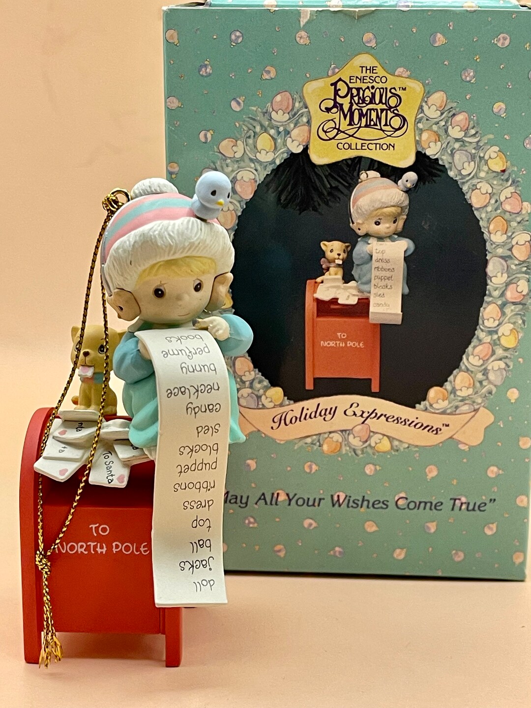 Precious Moments "may All Your Wishes Come True" Christmas Ornament - Etsy
