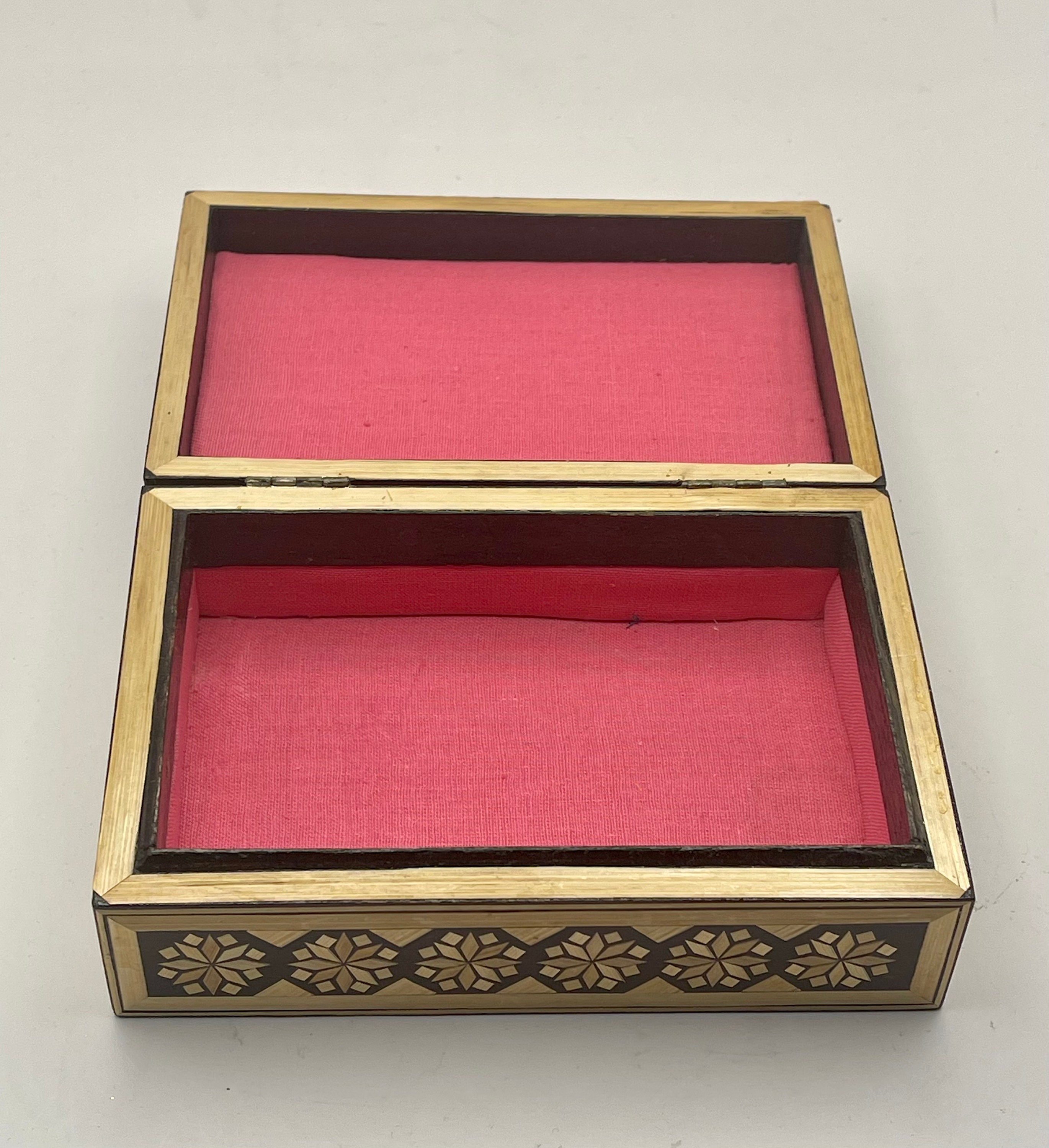 Micro Mosaic Wooden Inlay Box Storage Box Wood Tile Design - Etsy