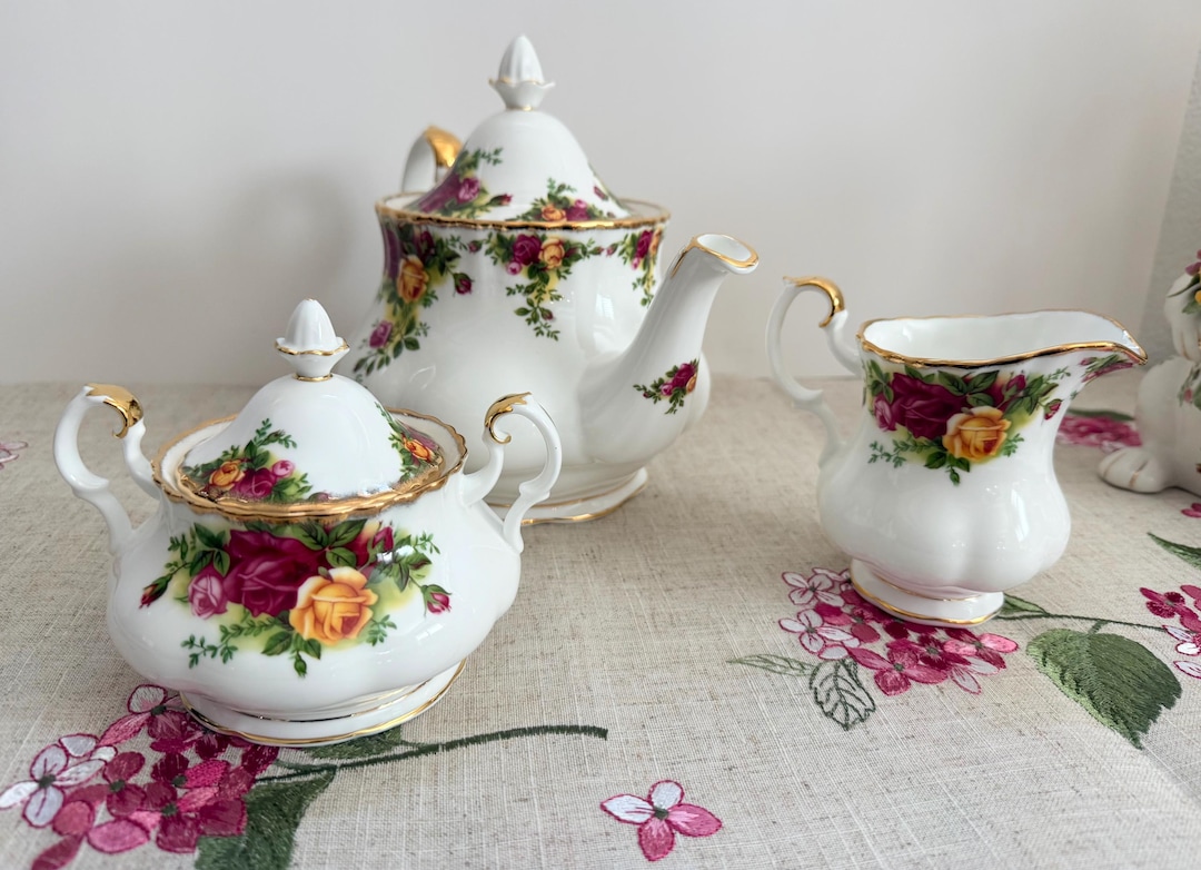 Royal Albert Old Country Roses Tea Set - Etsy