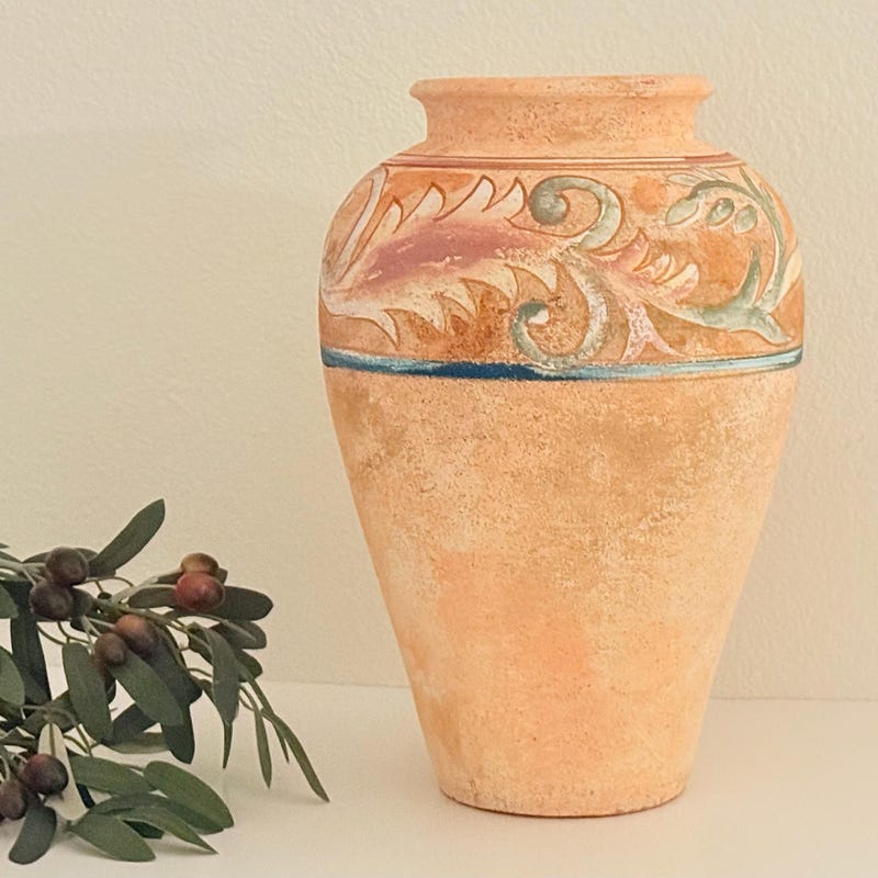 Italian terracotta vases - Etsy Polska