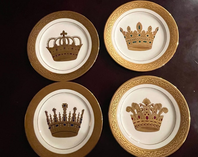 Vintage Muirfield Magnificence Crown Plates - Etsy