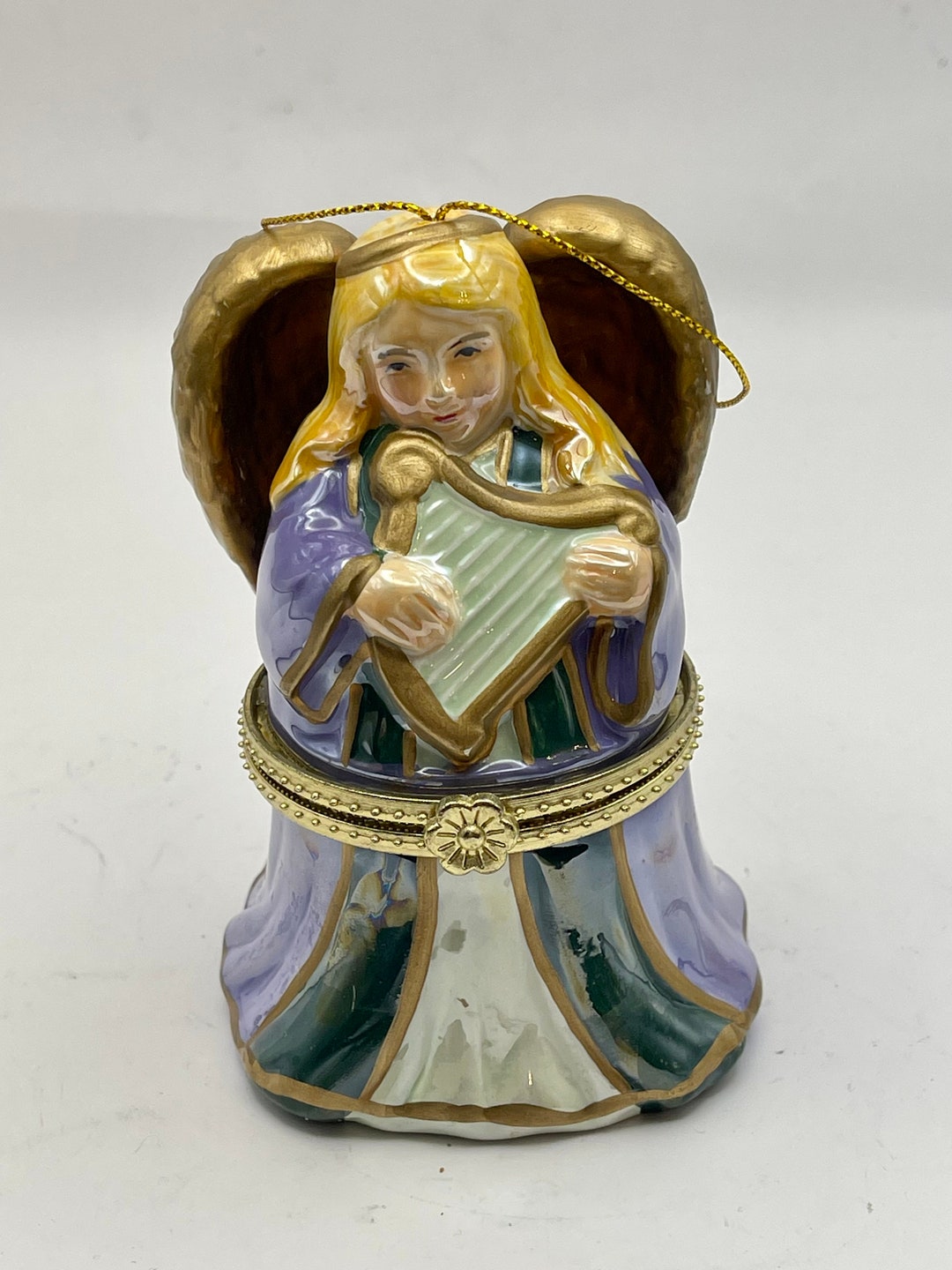 Musical Angel Ornament ~ Angels and Trumpets With Jesus - Etsy