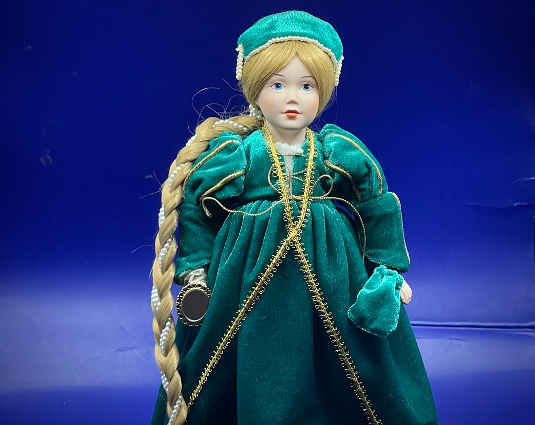 Porcelain Rapunzel Doll: Danbury Mint Storybook Collection - Etsy