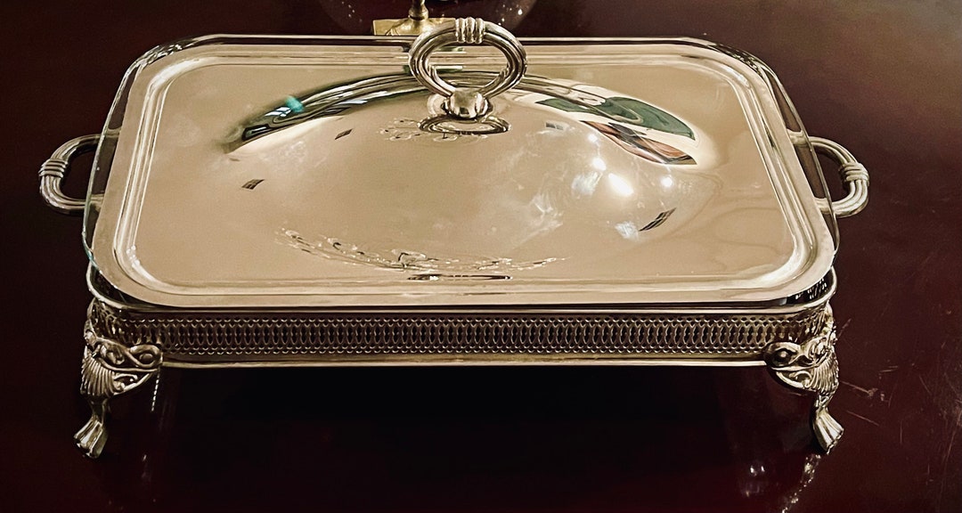 Vintage Silver Plated 2 Qt Pierced Oblong Baker Casserole Dish - Etsy
