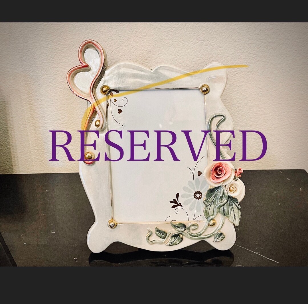 RESERVED for MPT Gorgeous Blue Sky Photo Frame by Heather Goldminc - Etsy