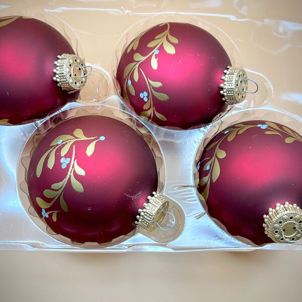 Red Ball Ornament - Etsy