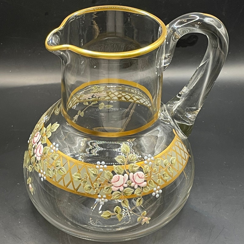 Hand Painted Pitcher - Etsy