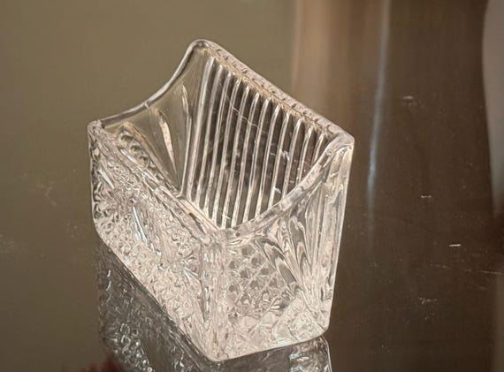 Godinger Crystal Legends Place Card Holder, Business … - Gem