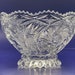 Footed Pinwheel Star Pattern Lead Crystal Bowl - Etsy