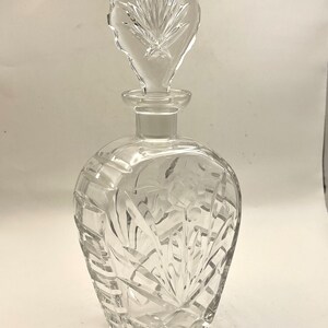 Vintage Crystal Decanter Set: Pinwheel Barware - Etsy