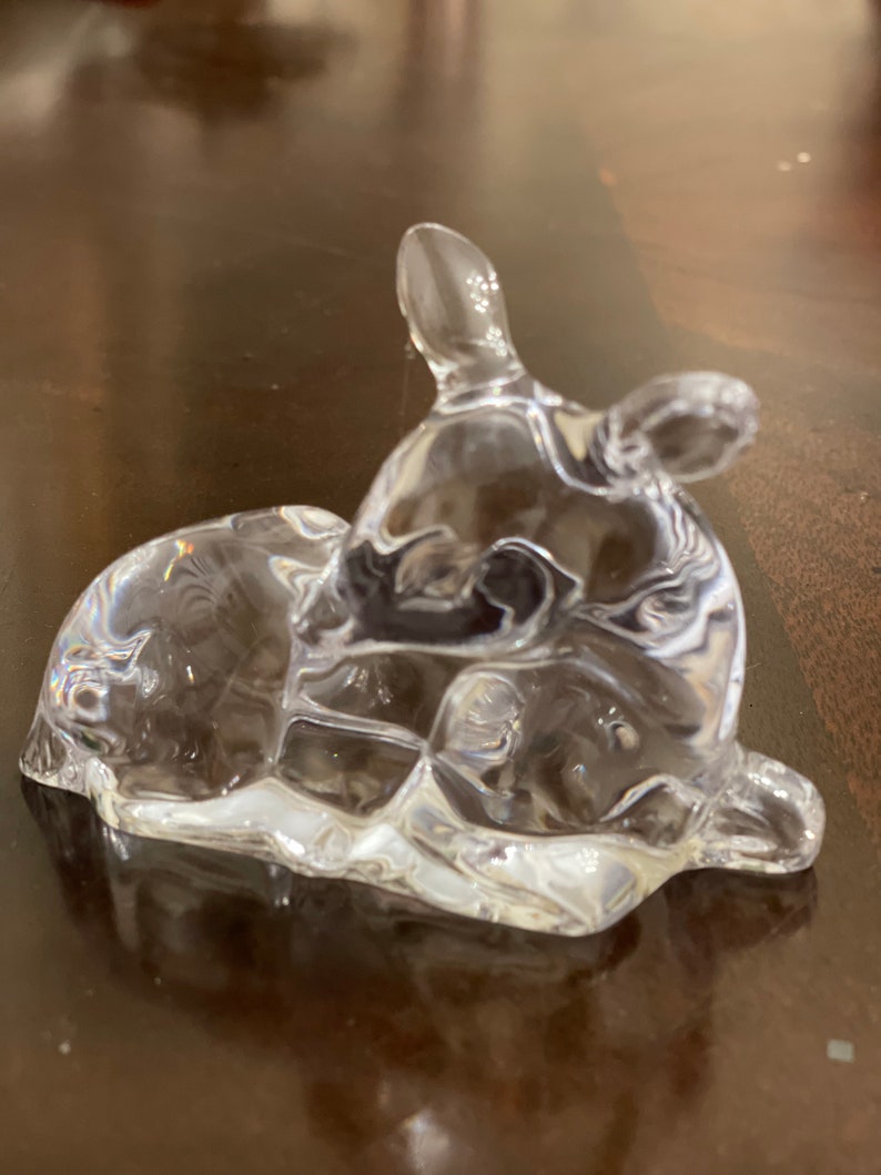 Lenox Crystal Deer Paperweight Figurine Doe - Etsy