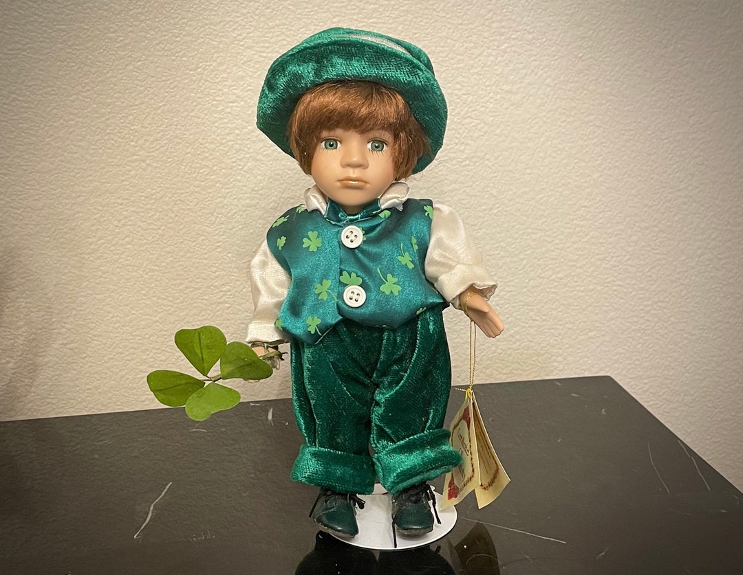 St. Patrick's Day Doll, Collectors Choice ~ Porcelain Irish Boy by Dan ...