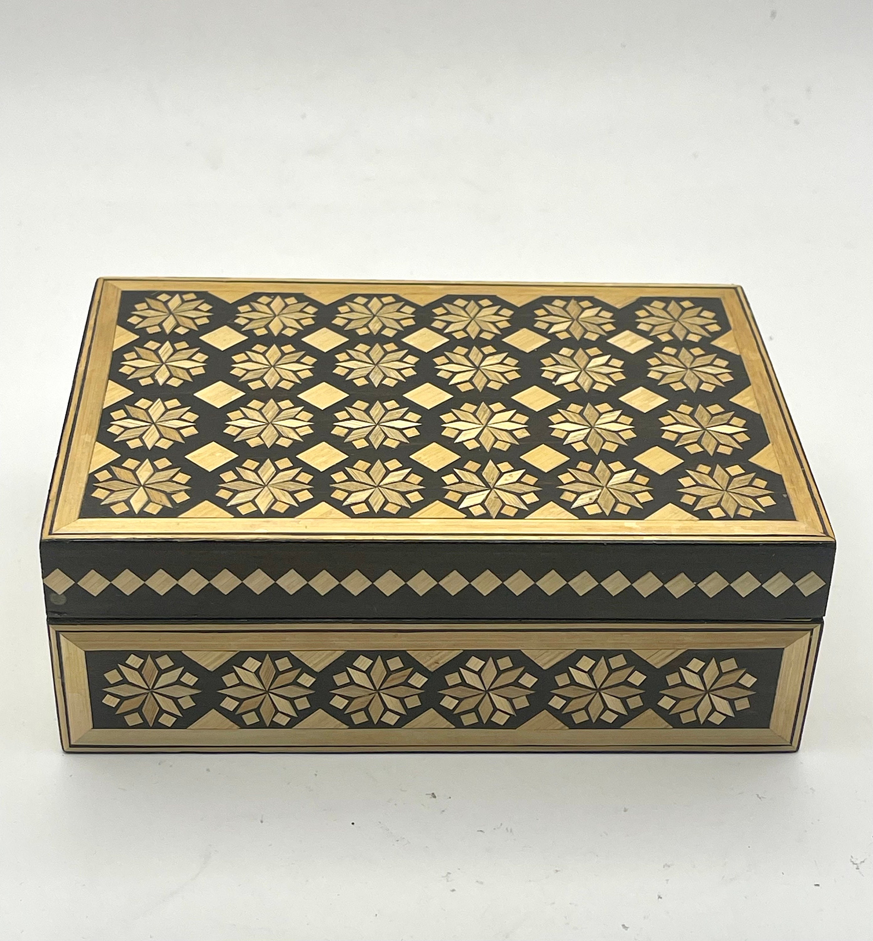 Micro Mosaic Wooden Inlay Box Storage Box Wood Tile Design - Etsy