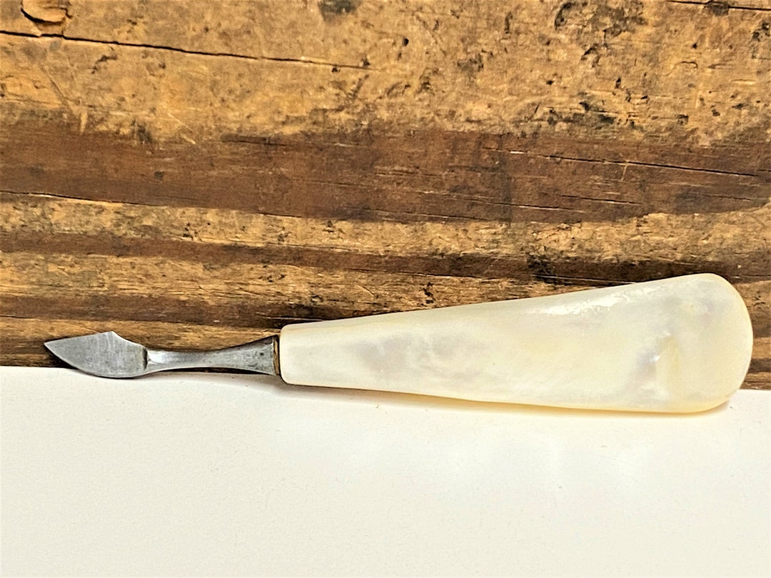 Vintage Mother of Pearl Manicure Tool, Mother of Pearl Handle Cuticle ...