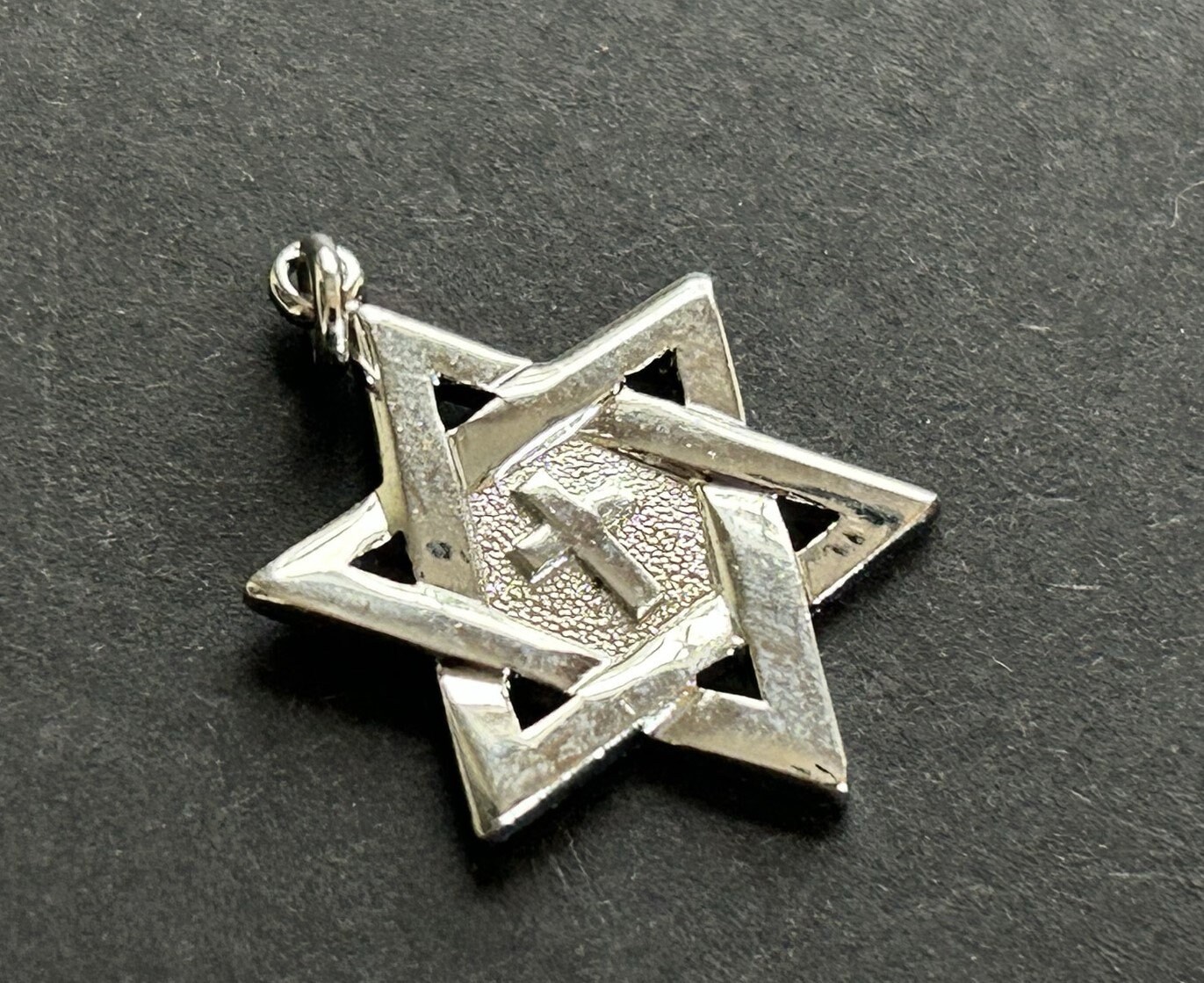 Vintage Sterling Star of David Cross Pendant Religious Cross - Etsy