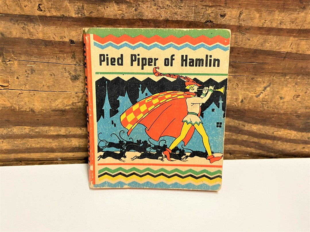 Antique 1934 Pied Piper of Hamlin Mini Book - Robert Browning Poem - Etsy