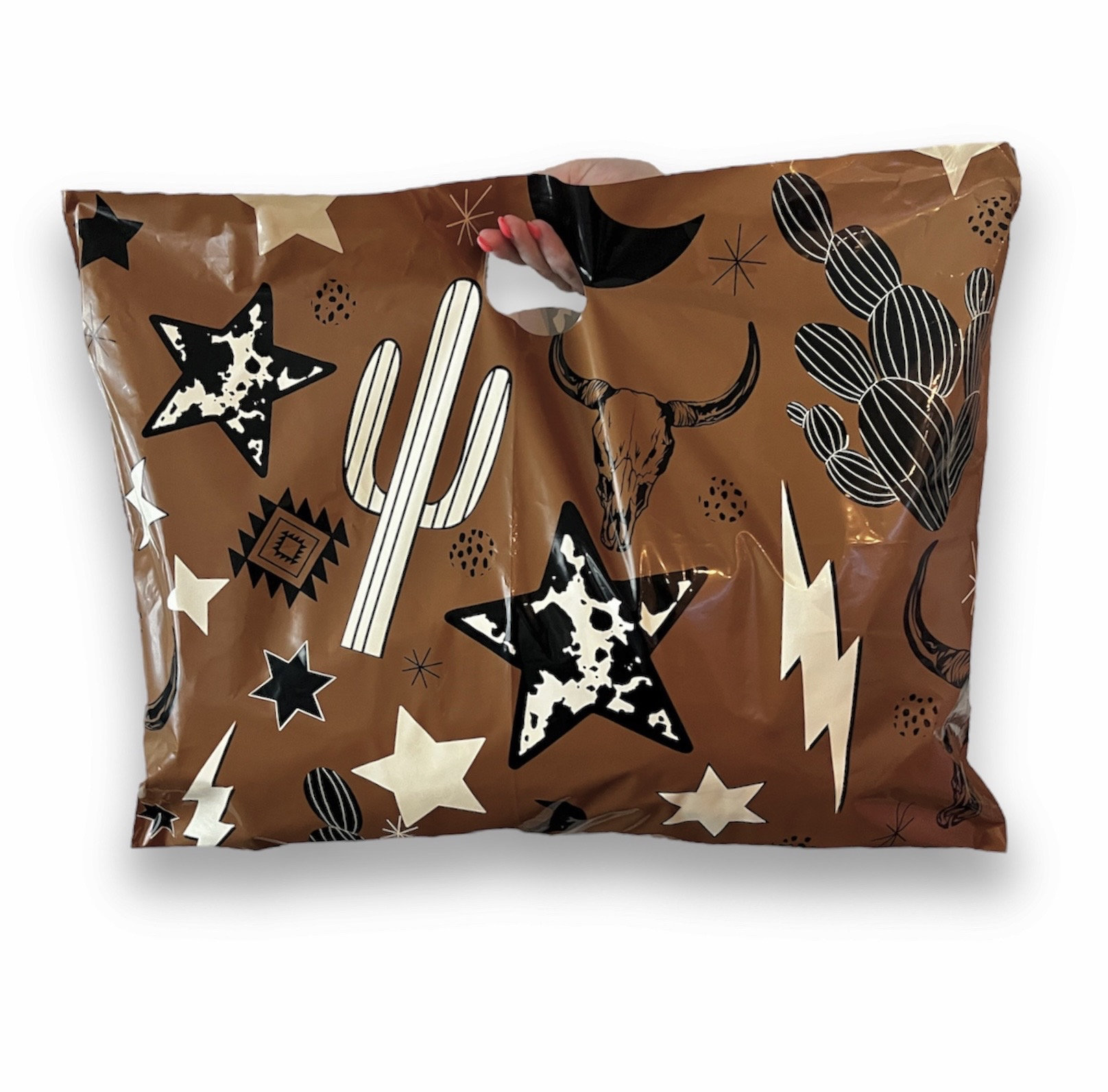 20x15 Wild Wild West Merchandise Bag / Shopping Bag / Retail Bag - Etsy