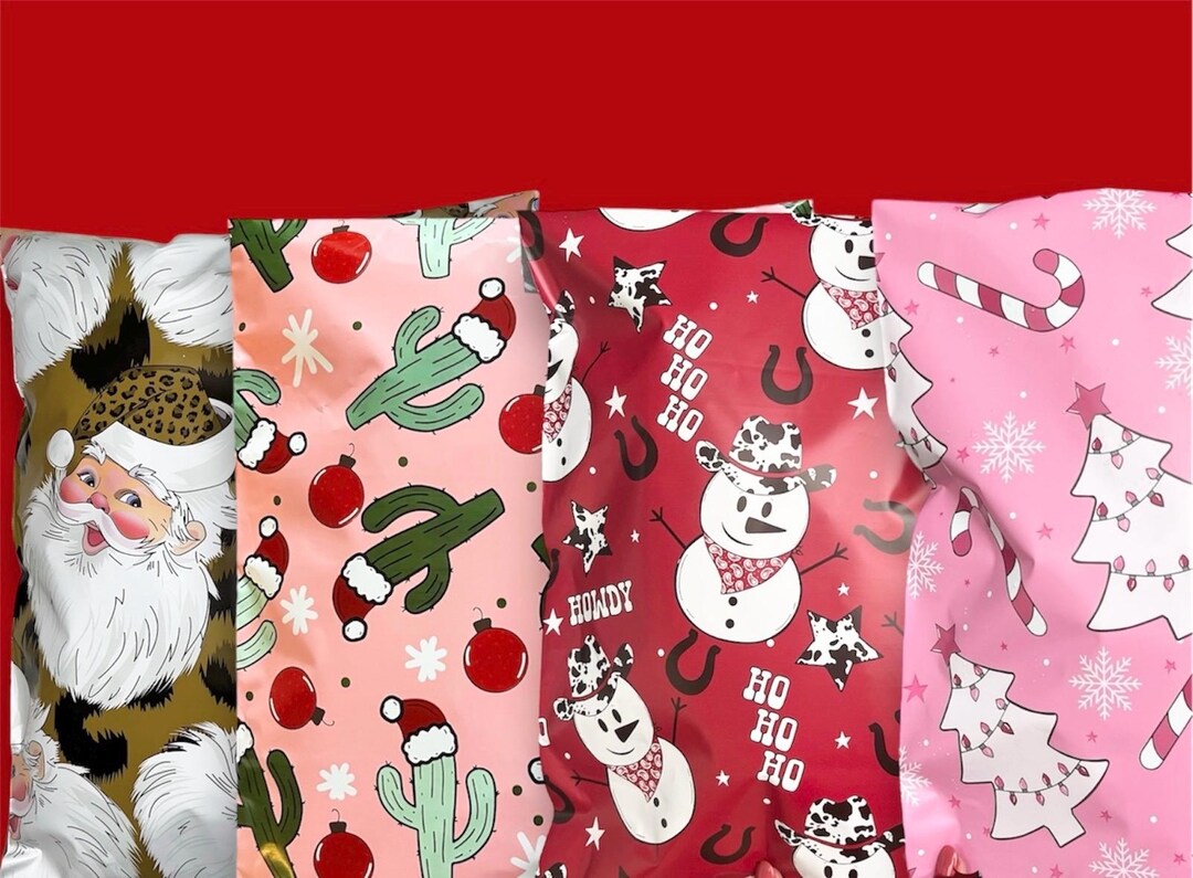 10x13 Christmas Variety Pack Poly Mailers - Etsy