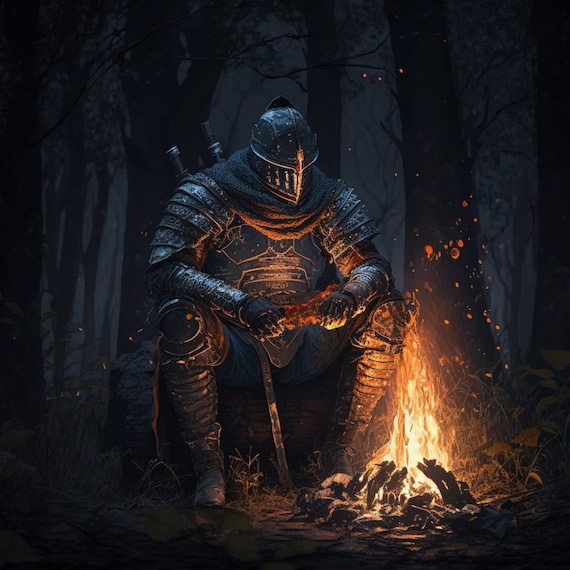 Dark Souls Bonfire Art