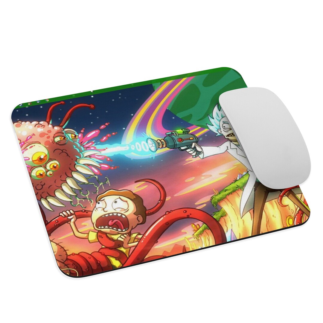 Rick and Morty Mouse Pad, Smooth Mouse Movement and Easy to Clean - Etsy