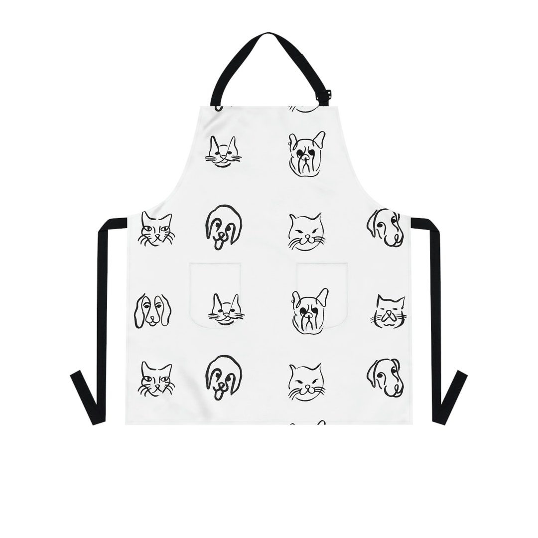 Cute Animal Apron Funny Farm Friends Unique Whimsical Cooking Accessory ...