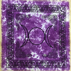 Altar Cloth, Witchcraft Altar Cloth, Pagan Altar Cloth, Wicca, Wolf ...