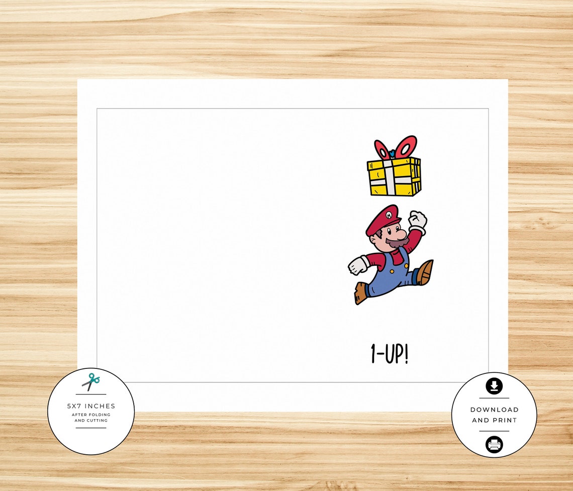 Video Game Birthday Card Gamer Birthday Card Funny Cute Card Pun Card ...