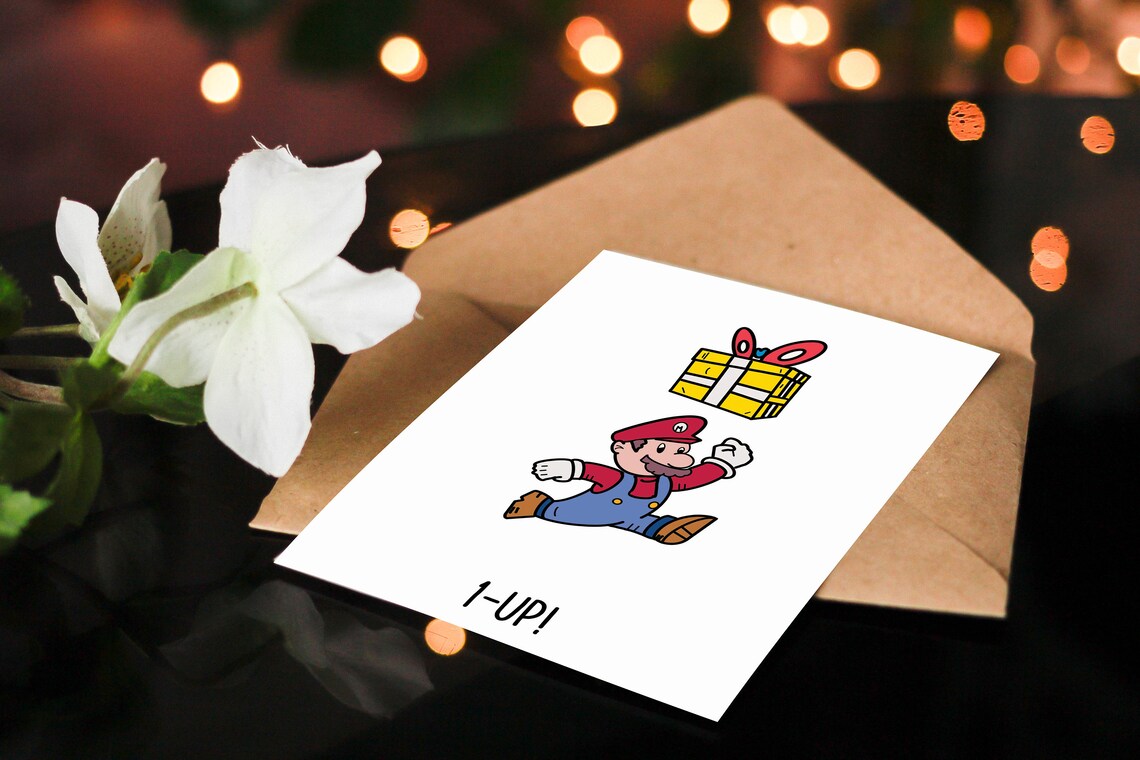 Video Game Birthday Card Gamer Birthday Card Funny Cute Card Pun Card ...