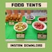 16 Food Tent Cards, Food Cards, Gamer Birthday, Video Game Party ...