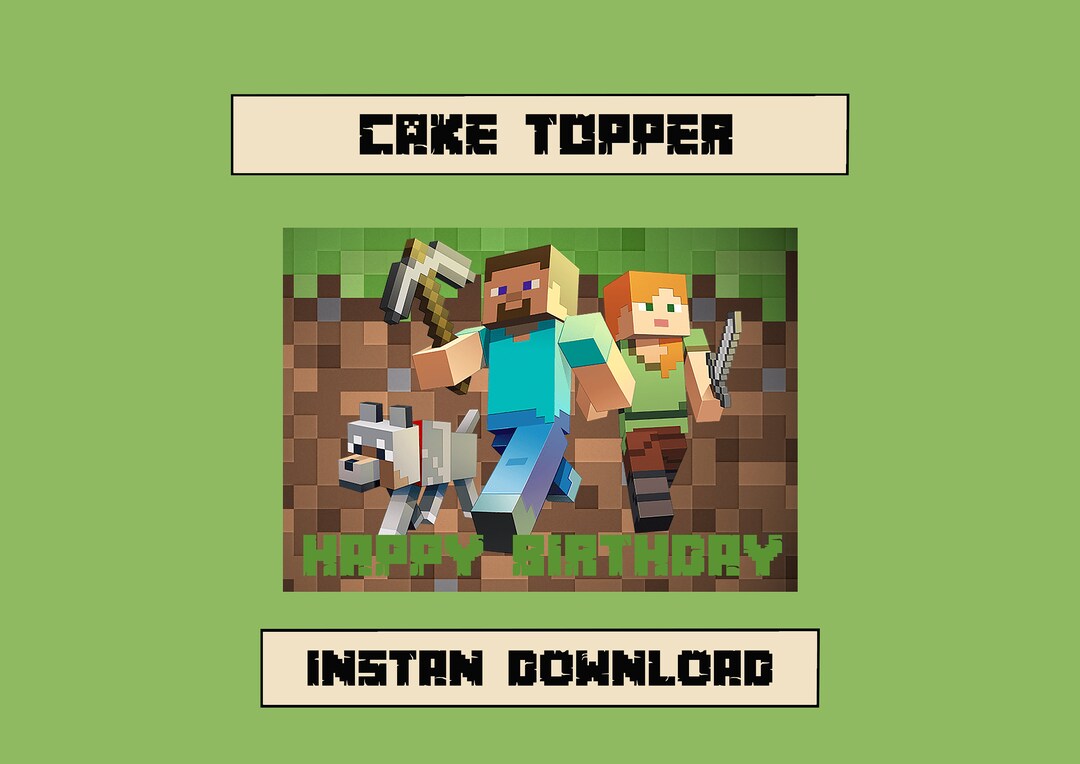 Video Game Image Cake Topper, Gamer Cake Topper, Birthday Party ...