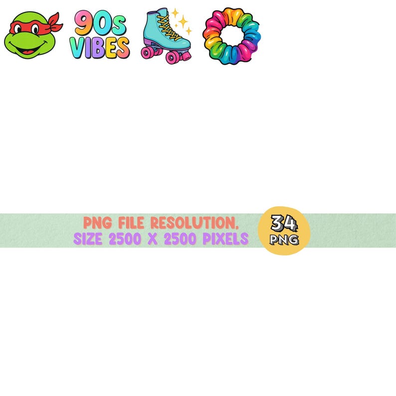 90s Clipart PNG Bundle Retro Y2K Images for Stickers and Sublimation - Etsy