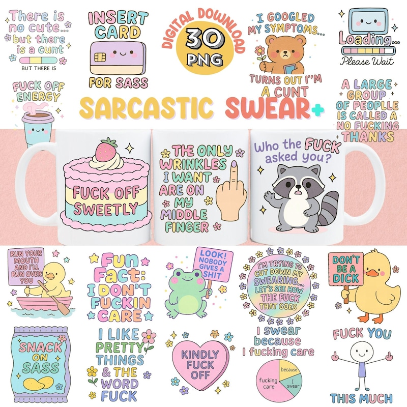 Swear Word - Etsy