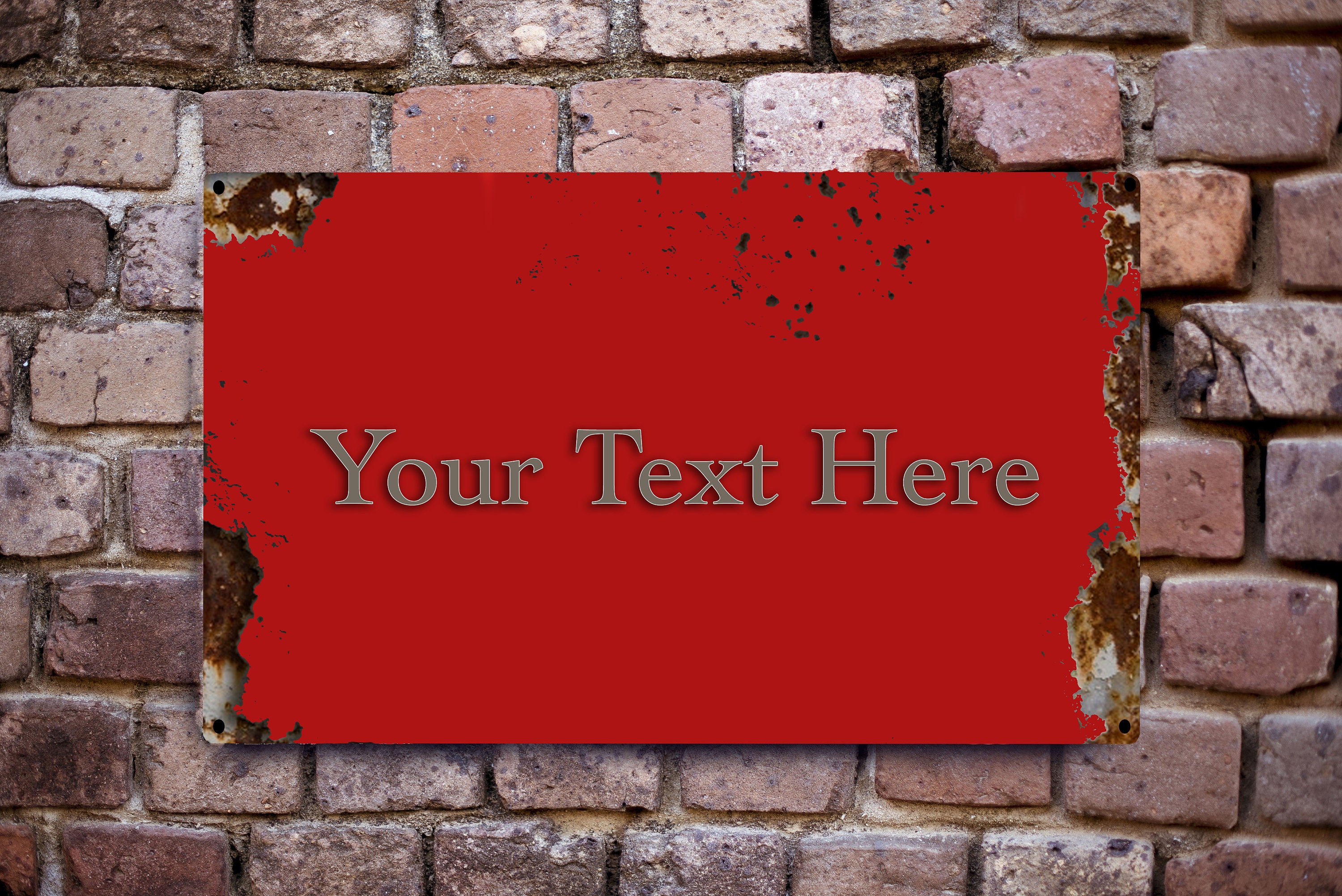 Personalised Bar Sign Custom Metal Bar Signs Customised Bar Gift ...