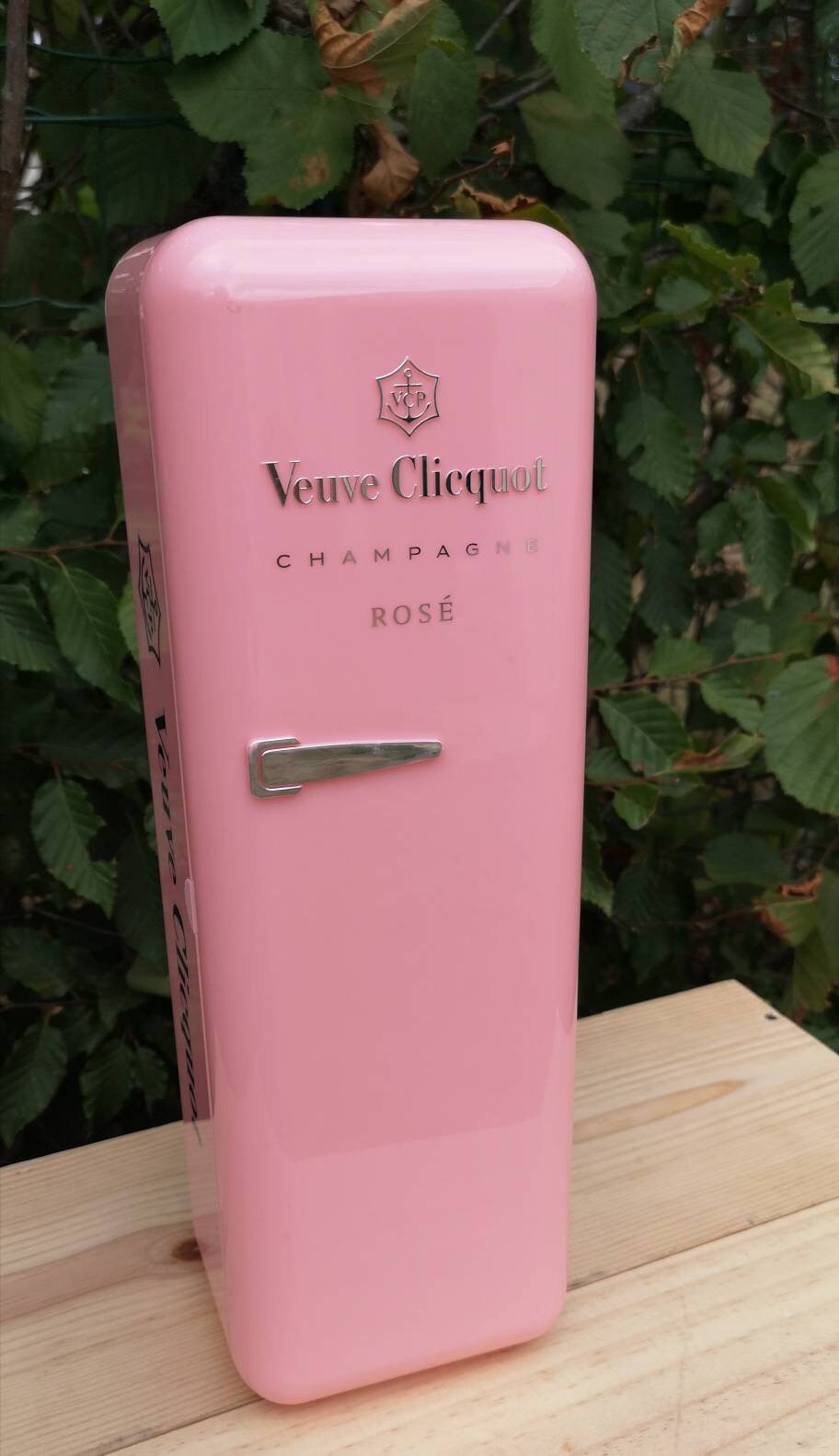 Pink French Veuve Clicquot Fridge Box Champagne Gift Veuve - Etsy