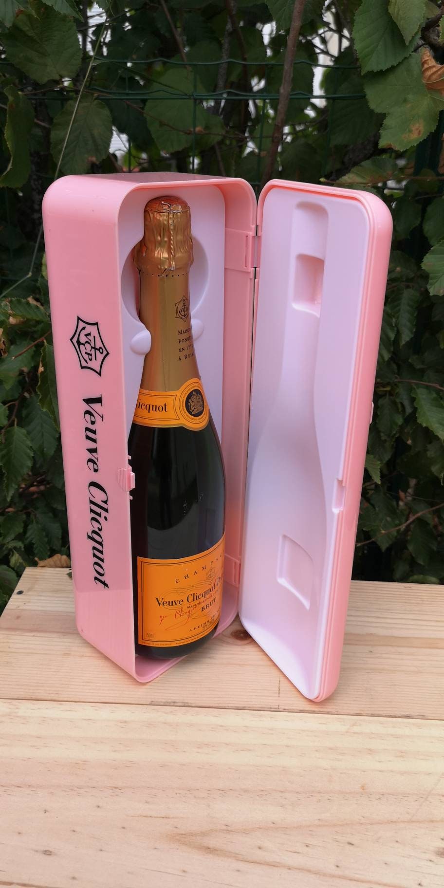 Pink French Veuve Clicquot Fridge Box Champagne Gift Veuve - Etsy