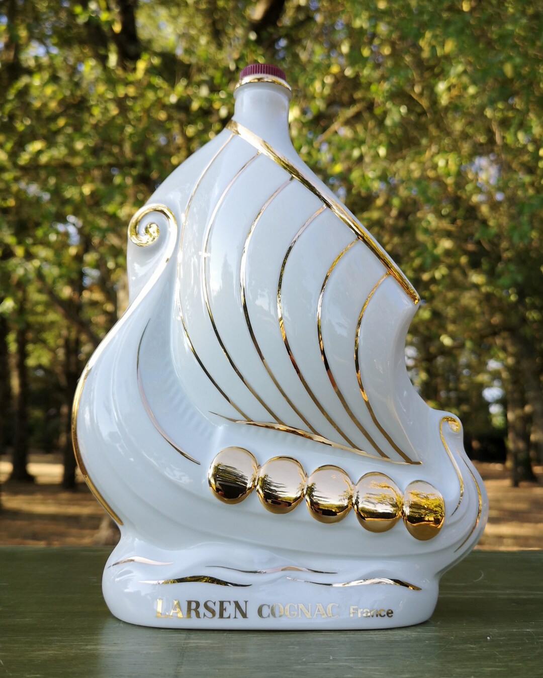 Larsen Viking Ship Cognac, Decanter, Collector, Man Cave,restaurant ...