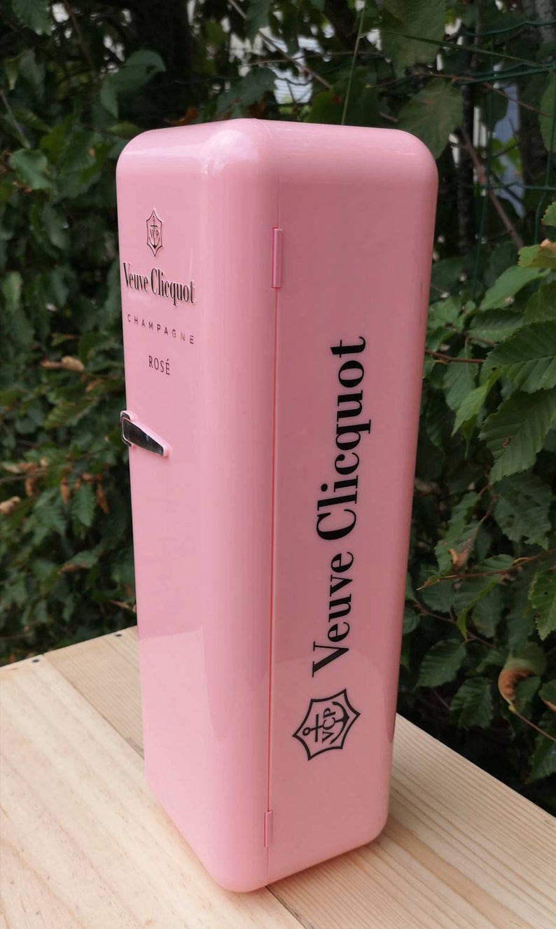 Pink French Veuve Clicquot Fridge Box Champagne Gift Veuve - Etsy