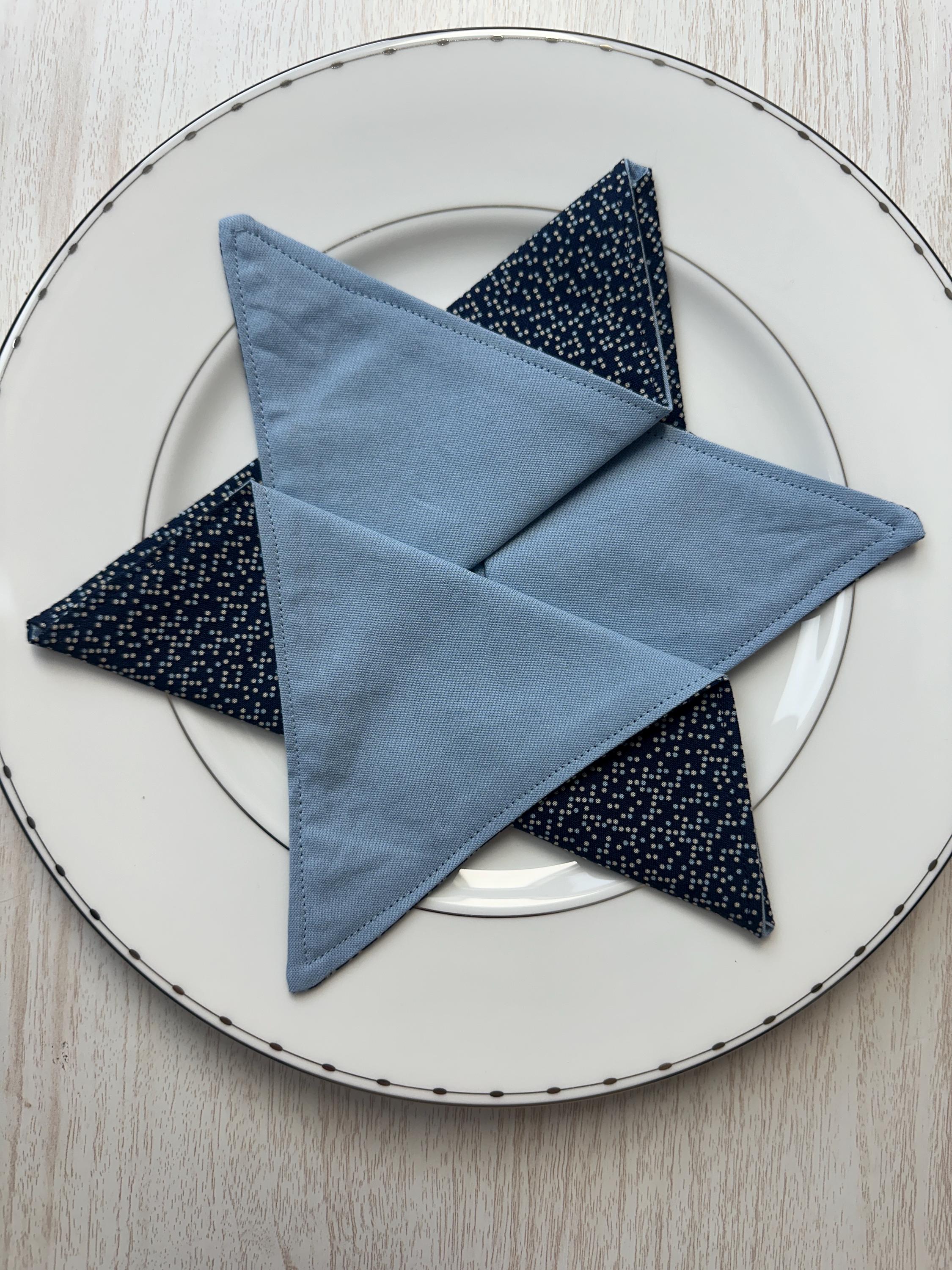 Folded Star Napkin Sewing Pattern - PDF Digital Download | Hanukkah ...