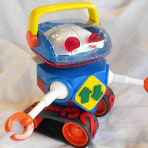 Robot in toy story store