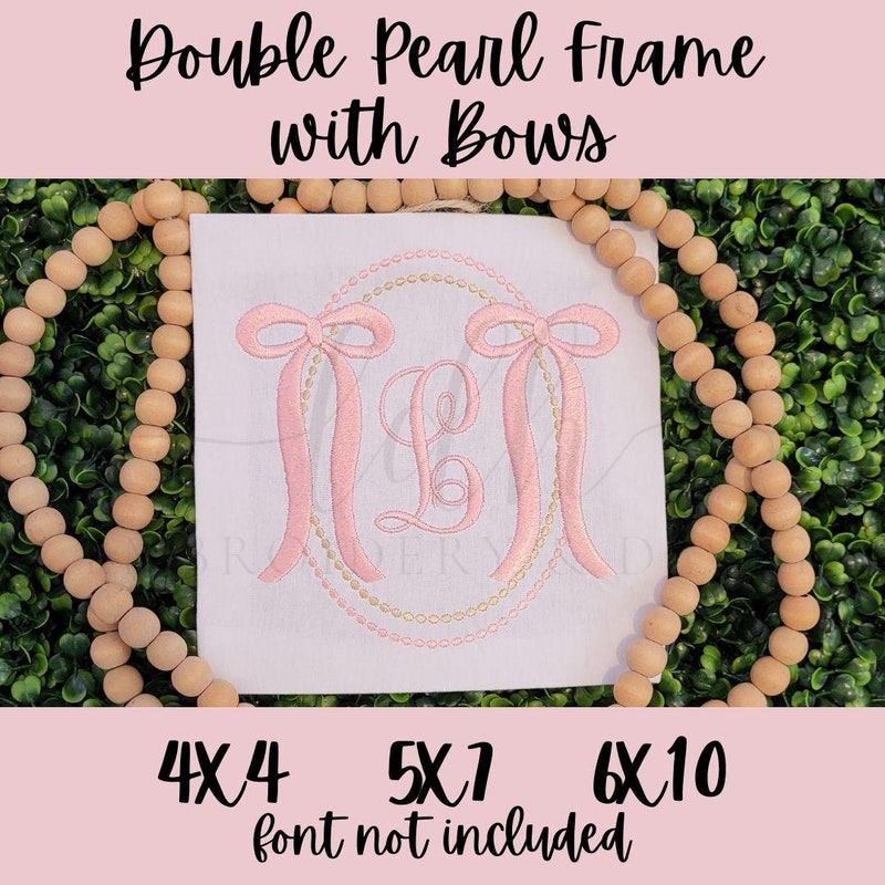 Bow Monogram - Etsy