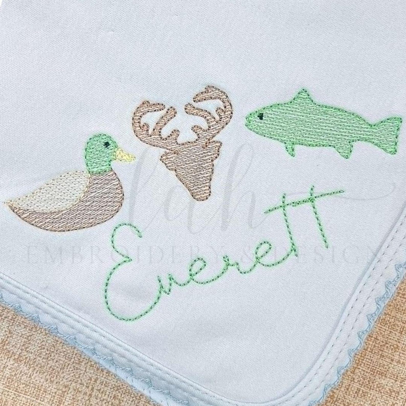 Blake Handwritten Script Bean Stitch Machine Embroidery Font Quick ...