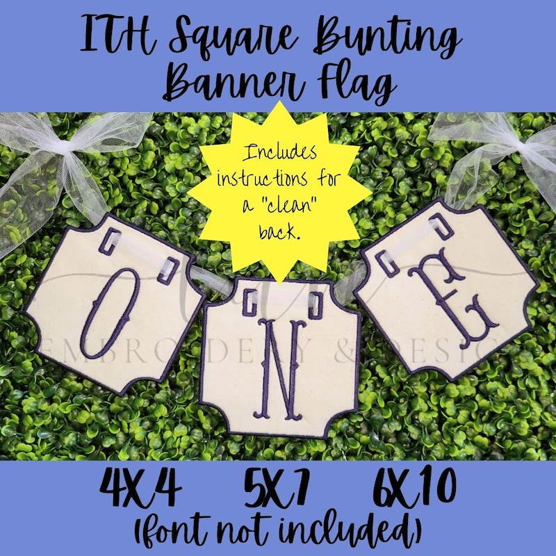 In the Hoop Banner - Etsy