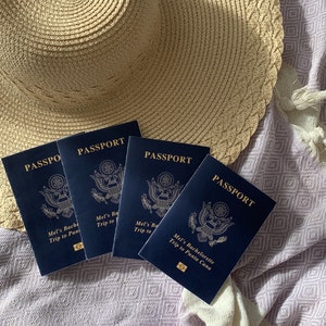 Passport DIY: Bachelorette, Spring Break, Summer Vacation, Beach Trip ...