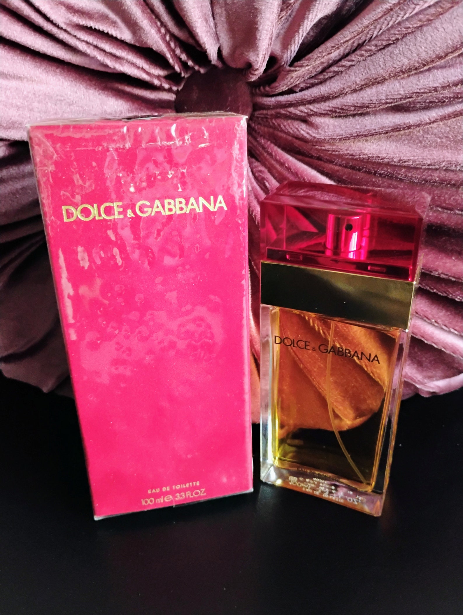 DOLCE and GABBANA Red Cap Perfume for Women- 3.3 Fl.oz. Made in France ...