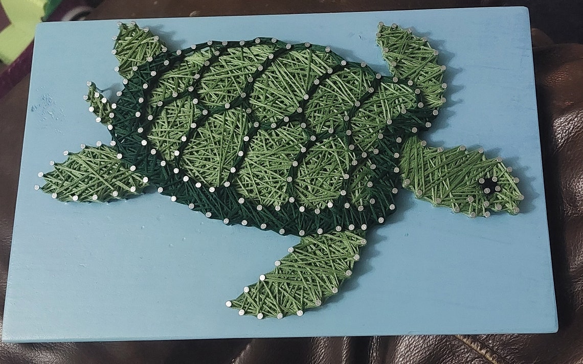 Sea Turtle String Art - Etsy