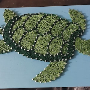 Sea Turtle String Art - Etsy