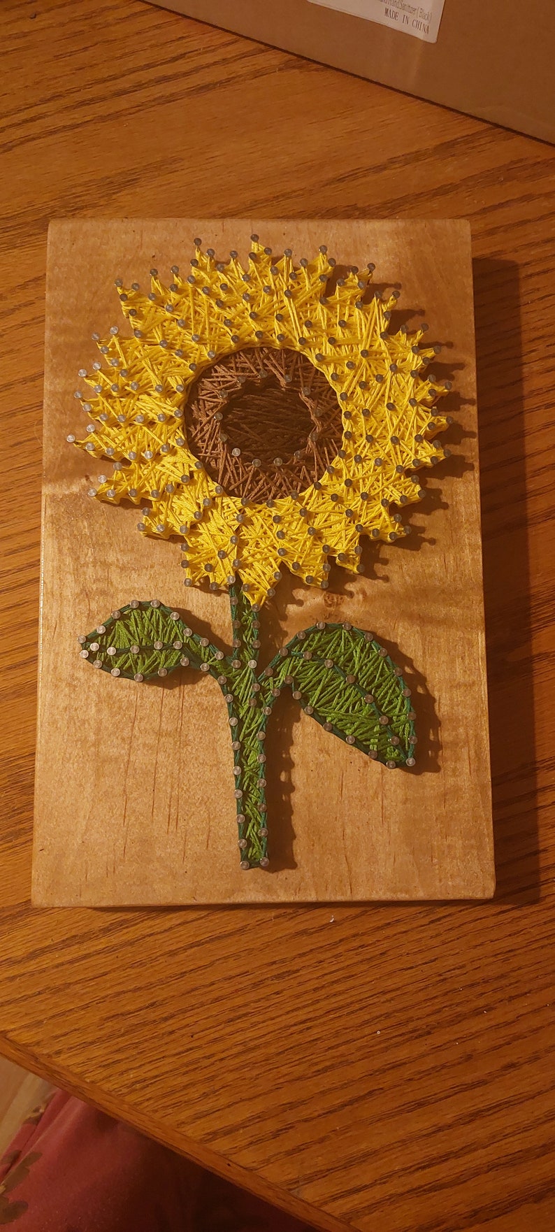 Sunflower String Art - Etsy