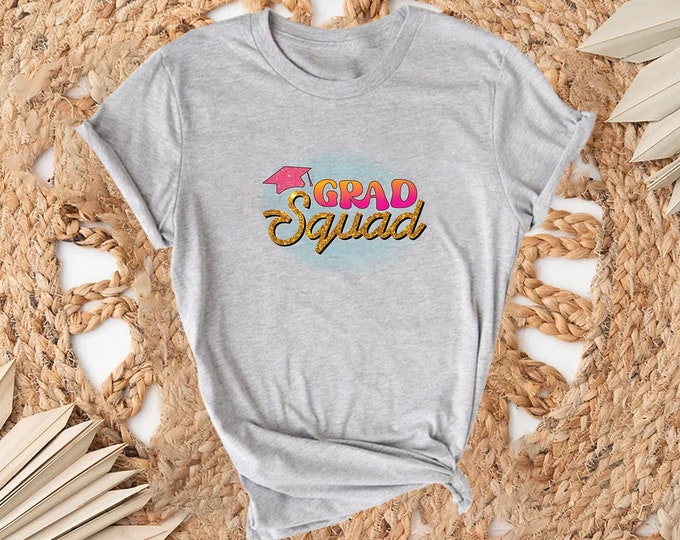 2022 Grad Squad Shirt, Grad Squat T-shirt, Graduation Squad Shirts ...