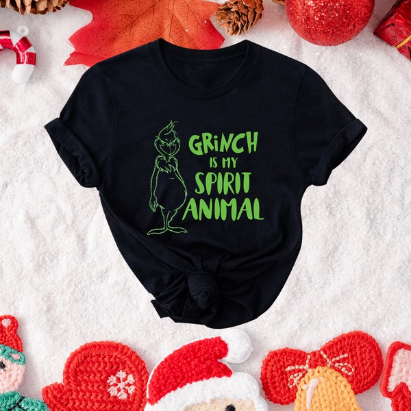 Grinch Spirit Shirt - Etsy