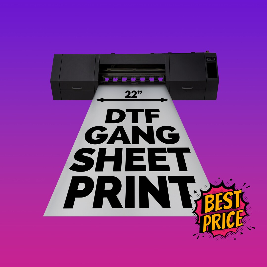 Custom DTF Gang Sheet, Direct to Film Transfer, Ready to Press, DTF Transfers, Bulk DTF Sheet ...